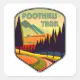 Foothills Trail Colors Square Sticker | Zazzle