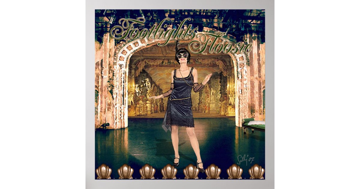 Footlights Floosie Montage Poster | Zazzle