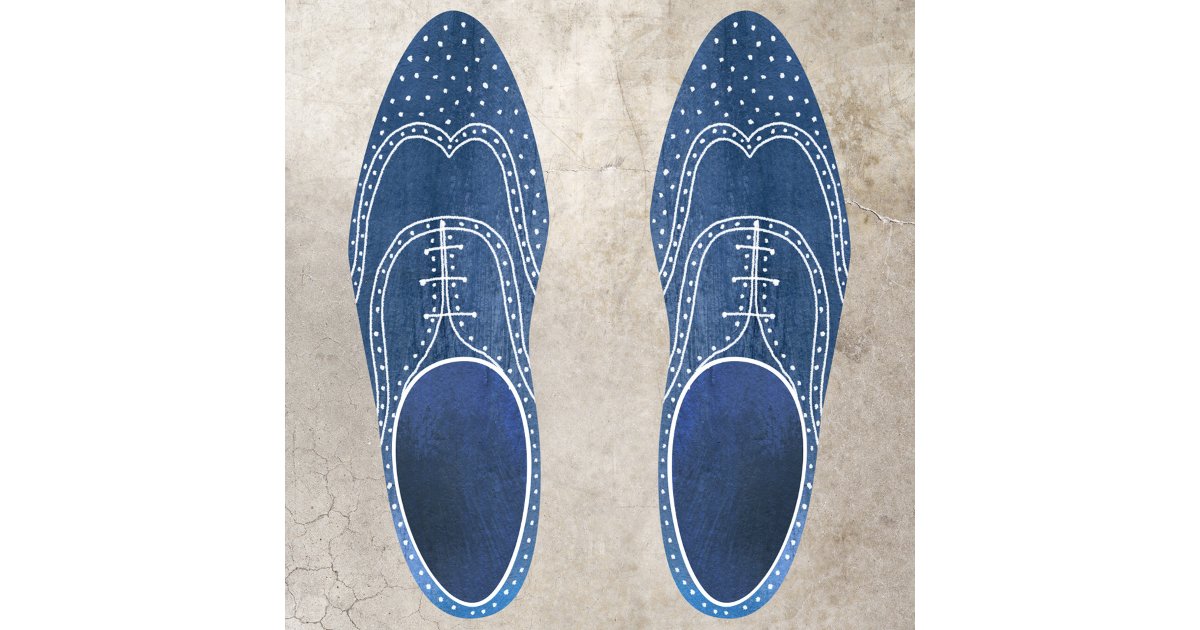 Footprint Floor Decals | Zazzle
