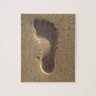 Footprints In The Sand Jigsaw Puzzles | Zazzle