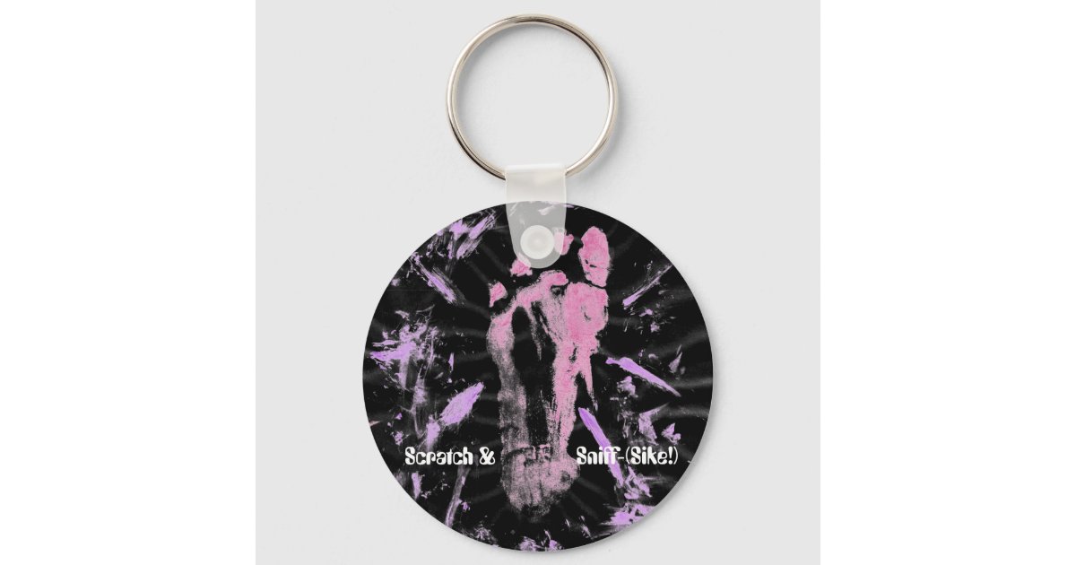 Footprint Keychain | Zazzle
