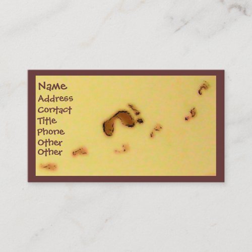 Footprints Business Cards