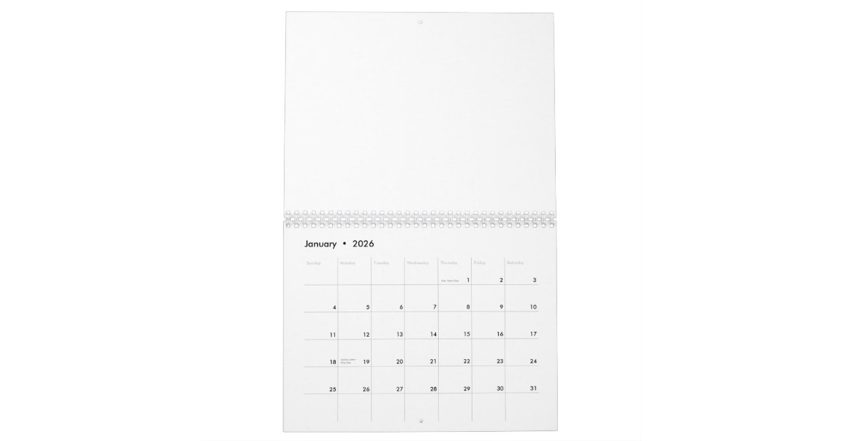 Footprints feet calendar | Zazzle