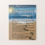 Footprints in the Sand Jigsaw Puzzle | Zazzle