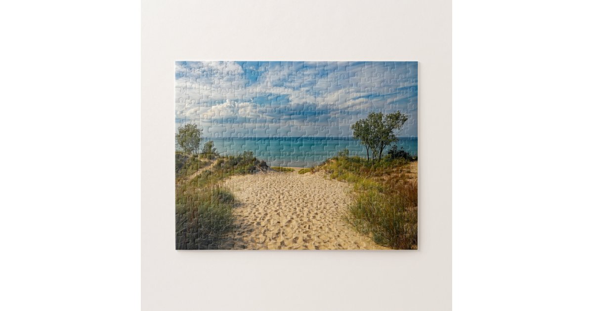 Footprints in the Sand Jigsaw Puzzle | Zazzle