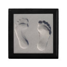Footprints in the Sand Keepsake Box | Zazzle.com