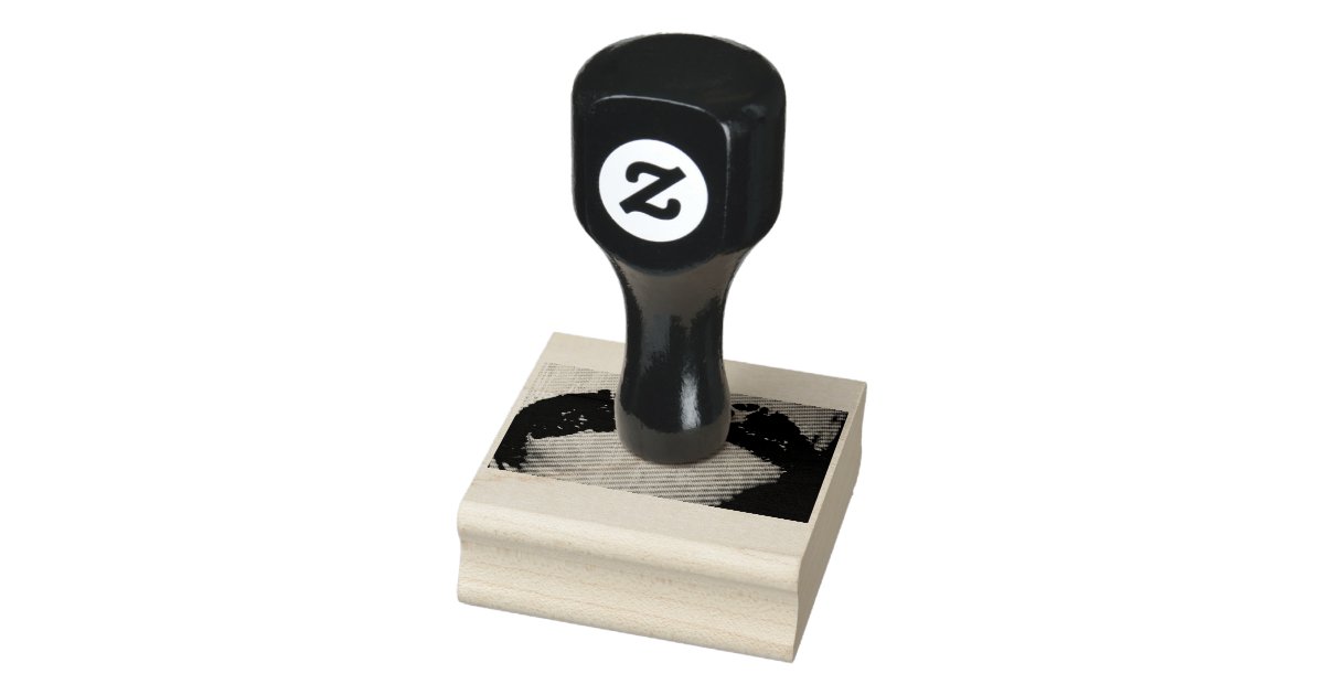 FOOTPRINTS RUBBER STAMP | Zazzle