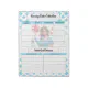 For A Living _ Nursing Data Collection Notepad | Zazzle