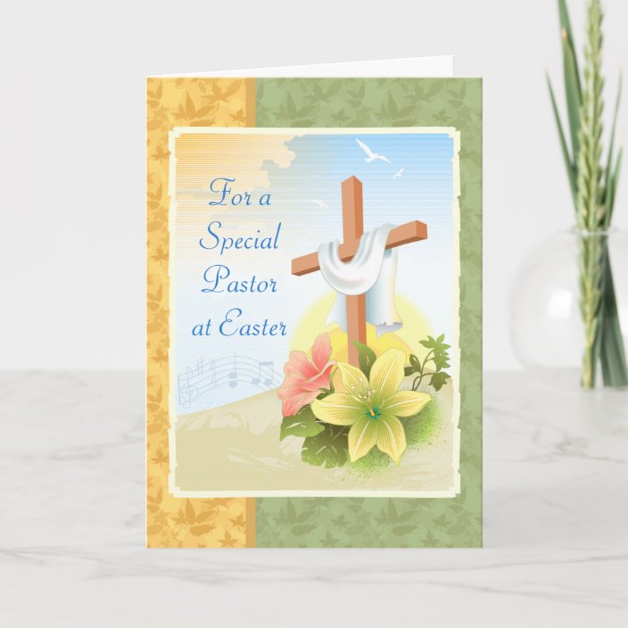 For a Special Pastor at Easter: Easter Card | Zazzle.com