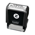 For Deposit Only Signature & Bank Account Number Self-inking Stamp | Zazzle