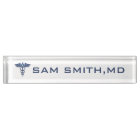 Monogram Doctor Desk Name Plate | Zazzle.com