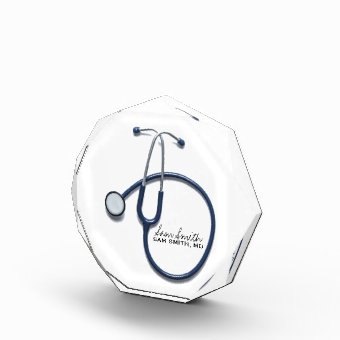For Doctors and Nurses. Medical Stethoscope. Acrylic Award | Zazzle