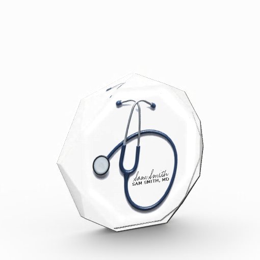 For Doctors and Nurses. Medical Stethoscope. Acrylic Award | Zazzle