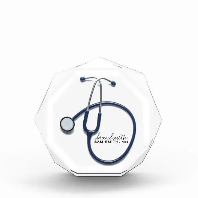For Doctors and Nurses. Medical Stethoscope. Acrylic Award | Zazzle
