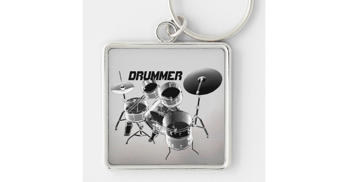 For Drummers | Personalized Gift Keychain | Zazzle