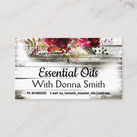 For Essential Oils Business Card | Zazzle.com