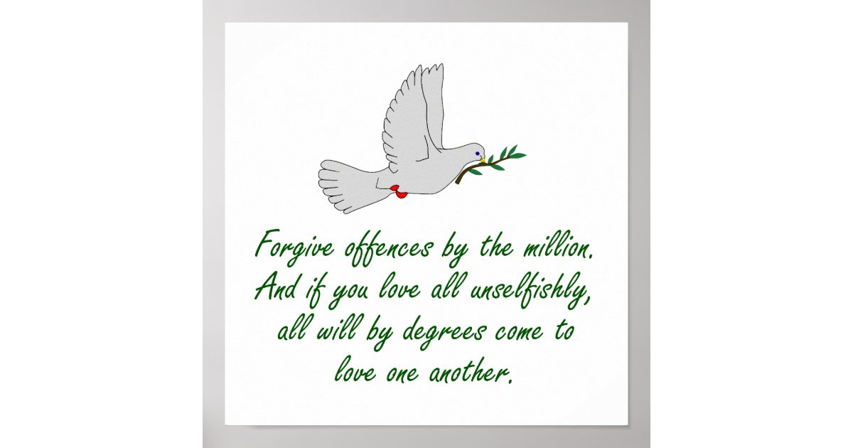 For Every Minute You Remain Angry - Forgiveness Qu Poster | Zazzle
