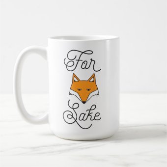 For Fox Sake Coffee Mug | Zazzle