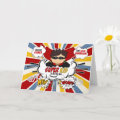 for Great Grandson Get Well Boy Superhero Comic Card | Zazzle