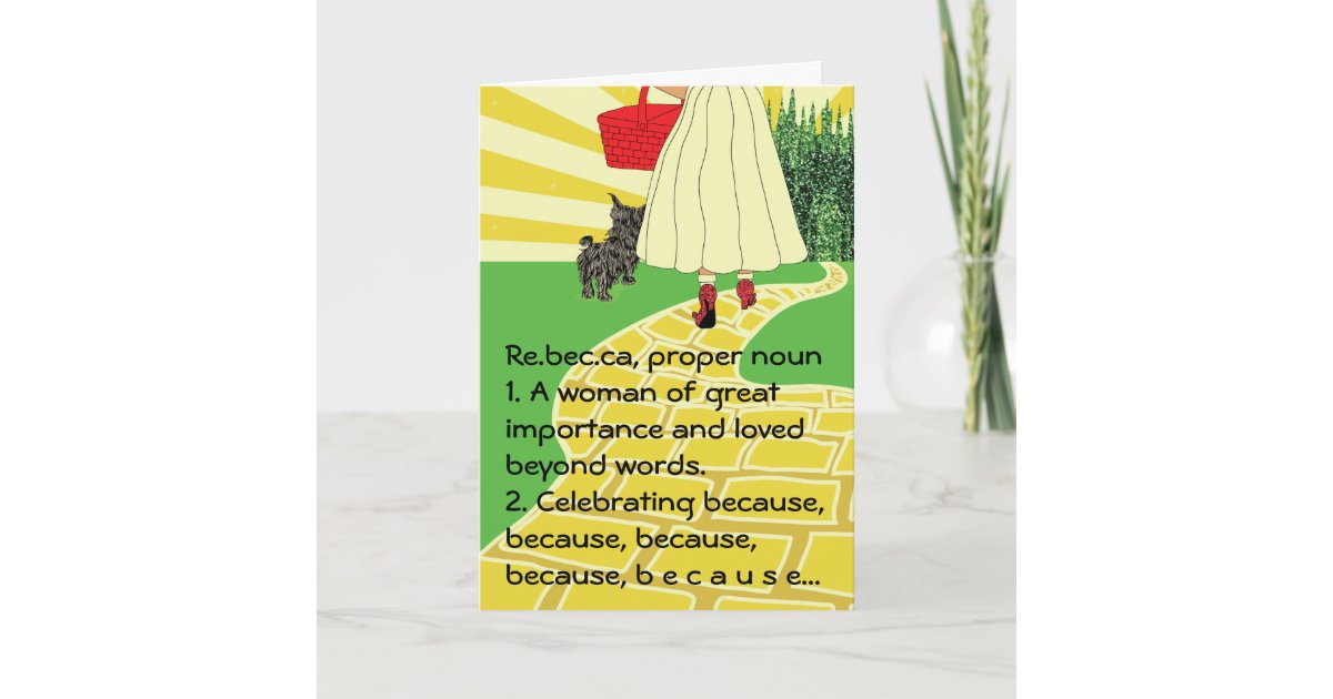 For HER Card/Personalize Name Change Card | Zazzle