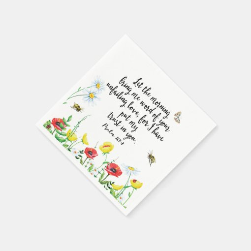 For I Have Put My Trust in You Napkins | Zazzle
