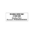 For Mobile Deposit Only Signature Account Number Self-inking Stamp | Zazzle
