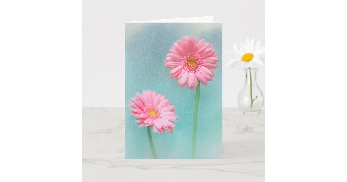 For Mom Gerber Daisy Birthday Card | Zazzle