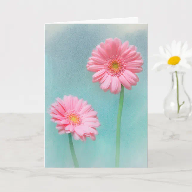 For Mom Gerber Daisy Birthday Card | Zazzle
