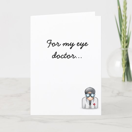 Thank You Card For Eye Doctor at Ellen Curry blog