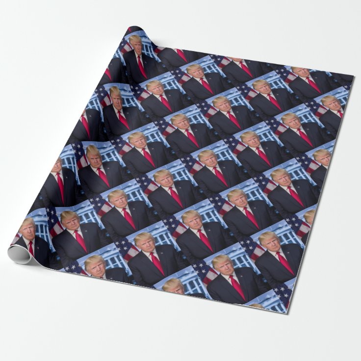 For President Donald Trump Fans Wrapping Paper | Zazzle