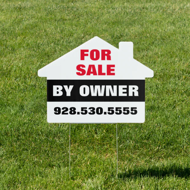 For Sale By Owner Real Estate Yard Sign | Zazzle