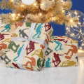 For Skateboarders Skateboarding Graphics Collage Wrapping Paper | Zazzle