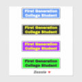 For Students - First Generation College Student Sticker | Zazzle