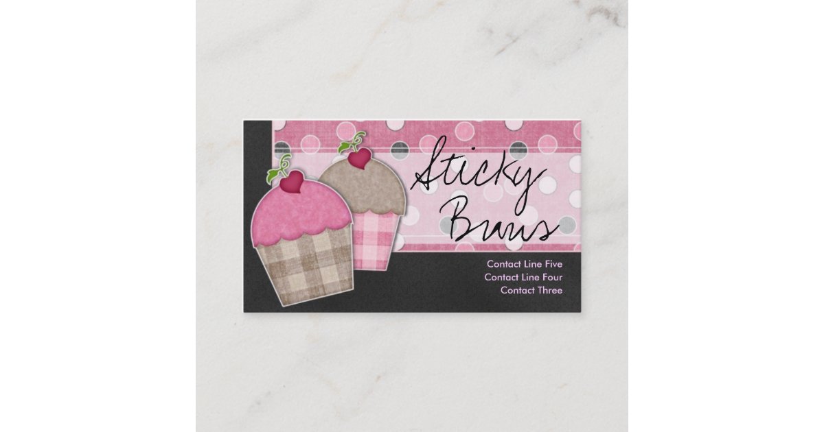 For the Cupcake Business Cards | Zazzle