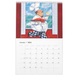 For the Love of CHEFS Calendar 2022 | Zazzle