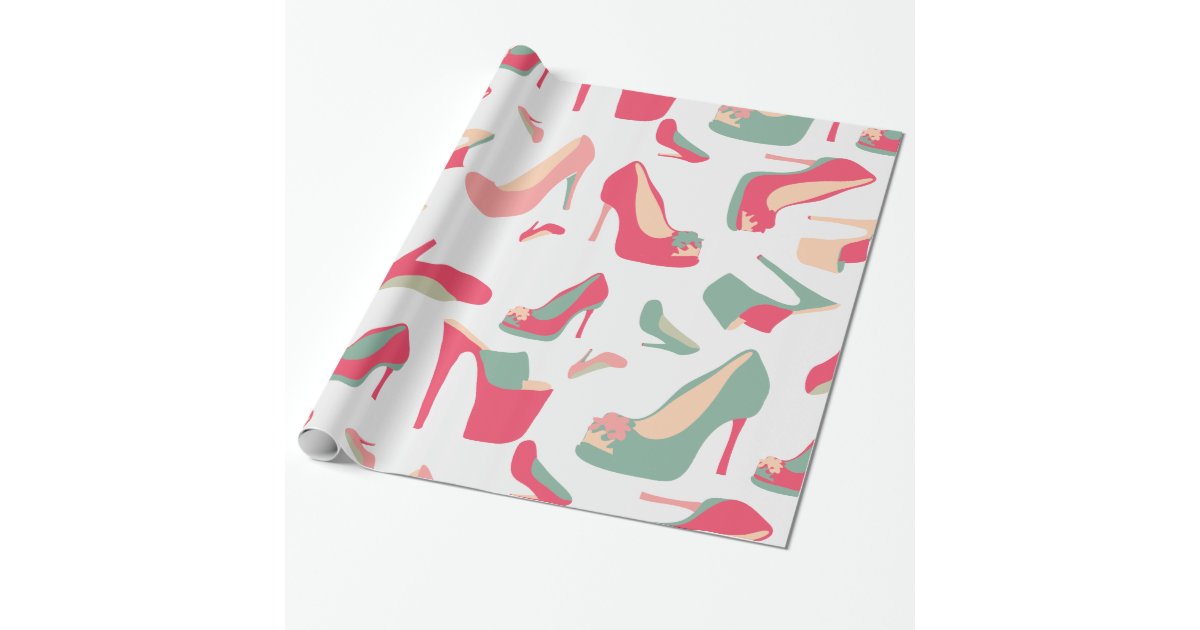 For the love of Shoes Wrapping Paper | Zazzle