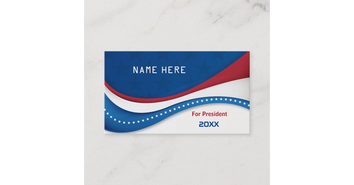 For USA President 2016 Business Card | Zazzle