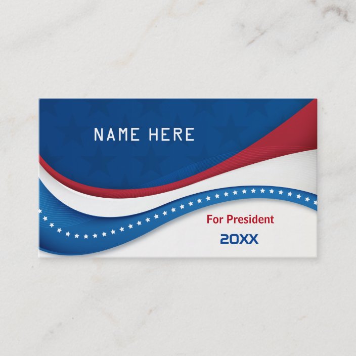 For USA President 2016 Business Card | Zazzle.com