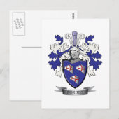 Forbes Family Crest Coat of Arms Postcard | Zazzle