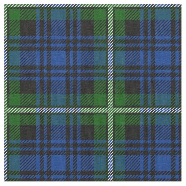 Clan Forbes Tartan Fabric | Zazzle