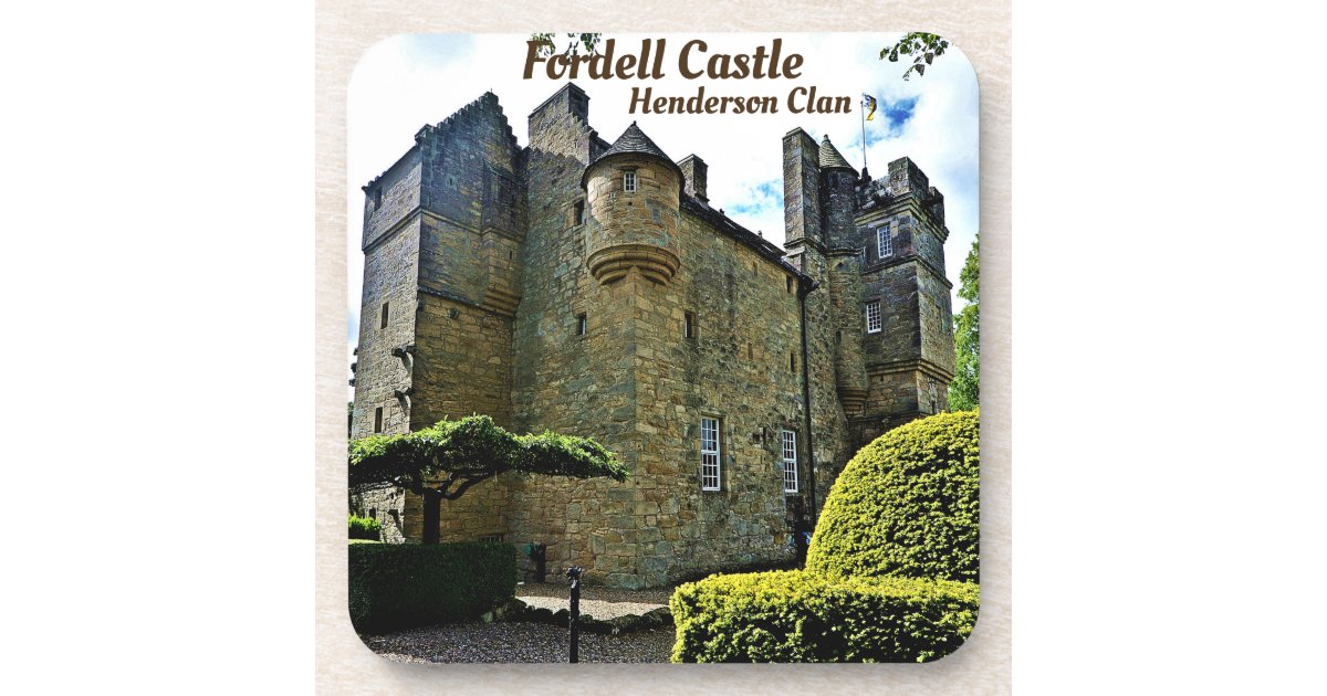 Fordell Castle – Henderson Clan Coaster | Zazzle
