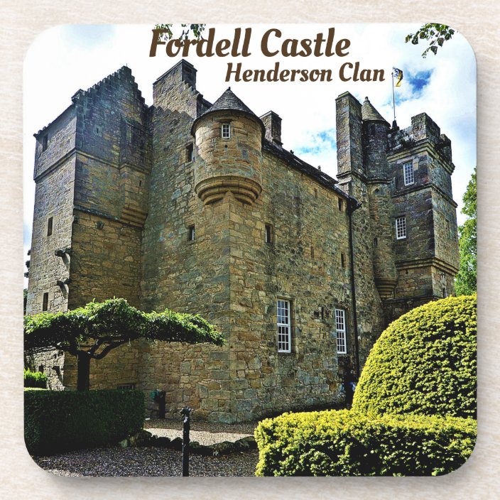 Fordell Castle – Henderson Clan Coaster | Zazzle.com