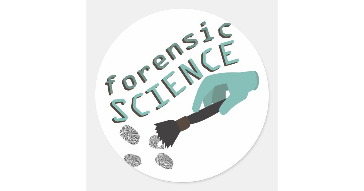 Forensic Science Classic Round Sticker | Zazzle
