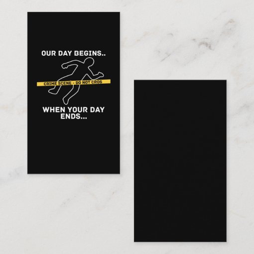 Forensic Science Investigator Detective Forensics Business Card | Zazzle