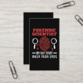 Forensic Science Investigator Forensics Scientists Business Card | Zazzle