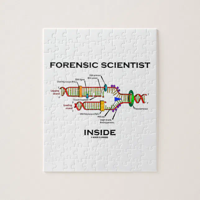 Forensic Scientist Inside (DNA Replication) Jigsaw Puzzle | Zazzle