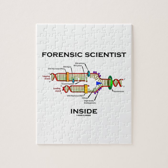 Forensic Scientist Inside (DNA Replication) Jigsaw Puzzle | Zazzle.com