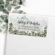 Forest and Mountain Watercolor Return Address Label | Zazzle