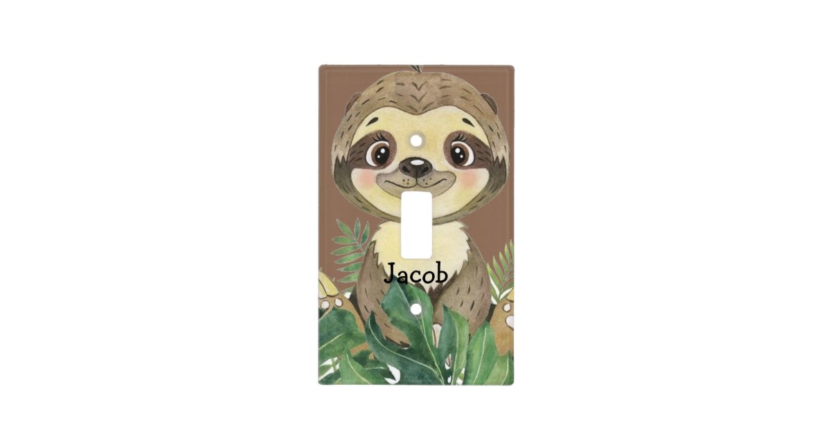 Forest Animal Personalized Light Switch Cover | Zazzle