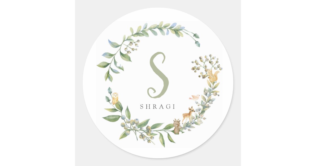 Forest Animal Sticker | Zazzle